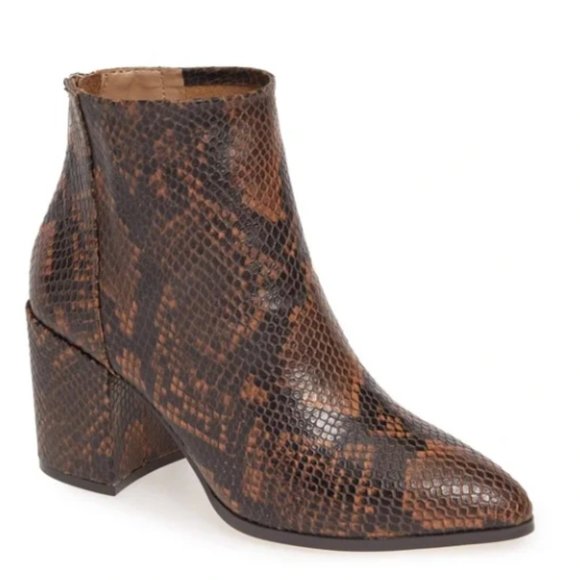 Steve Madden | Shoes | Steve Madden Jillian Snakeskin Boot | Poshmark
